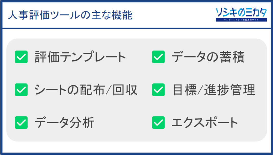 人事評価とは？目的や評価方法、ツール活用のメリットを紹介 | エンゲージメント製品比較サイト『ソシキのミカタ』